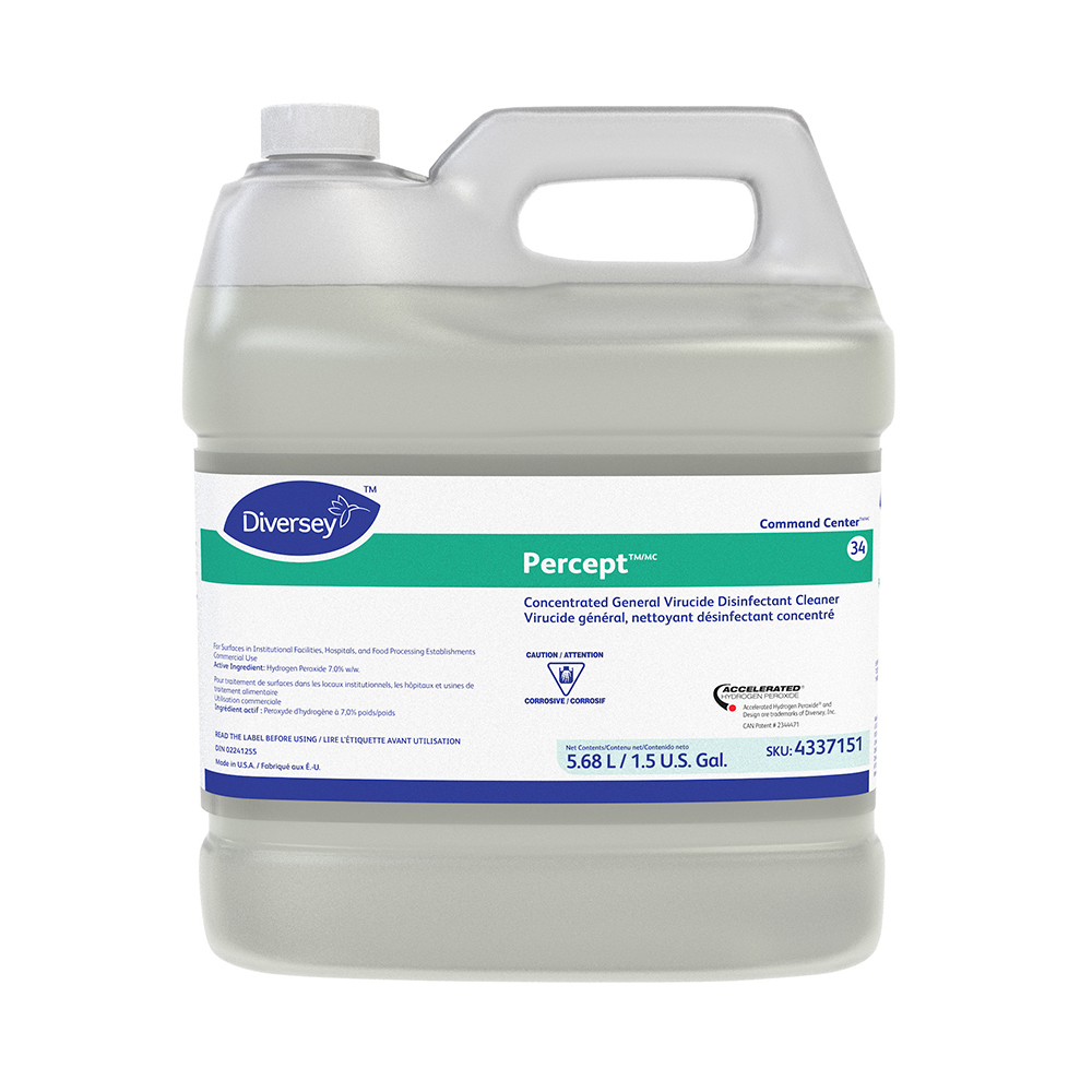 Diversey PerCept Virucide Disinfectant Cleaner – Rivon
