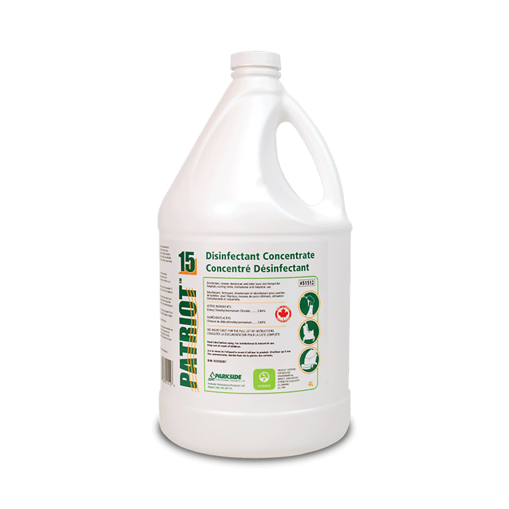 Patriot 15 Quat Disinfectant Cleaner Concentrate – Rivon
