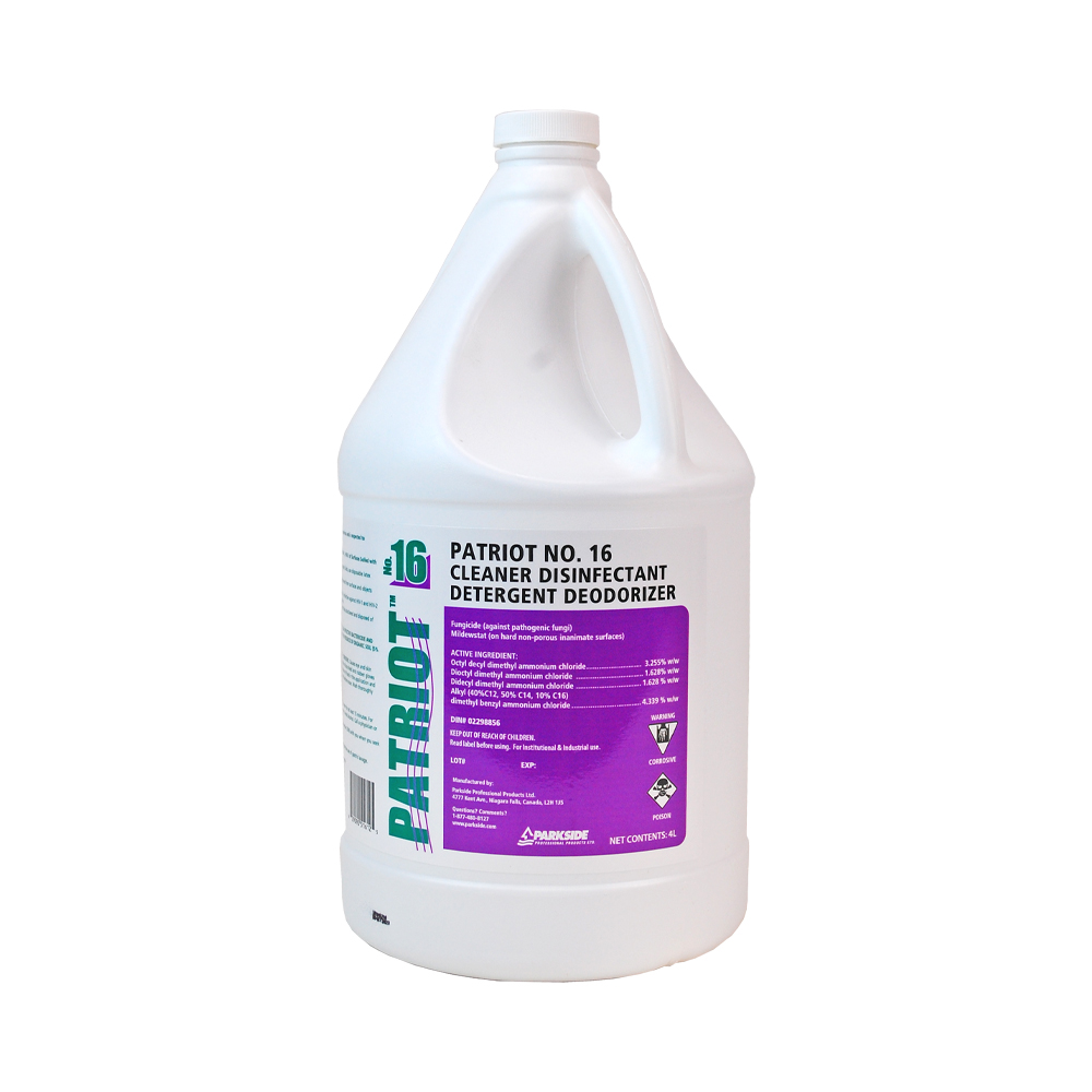 Patriot 16 Neutral Quat Disinfectant Cleaner Concentrate – Rivon